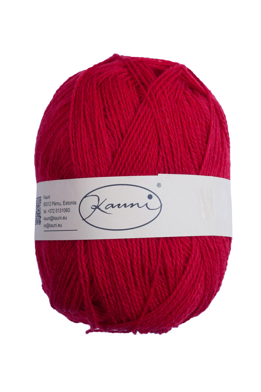 Wool Yarn – Solid Colour – GG Red – Kauni Wool Knitwear Design
